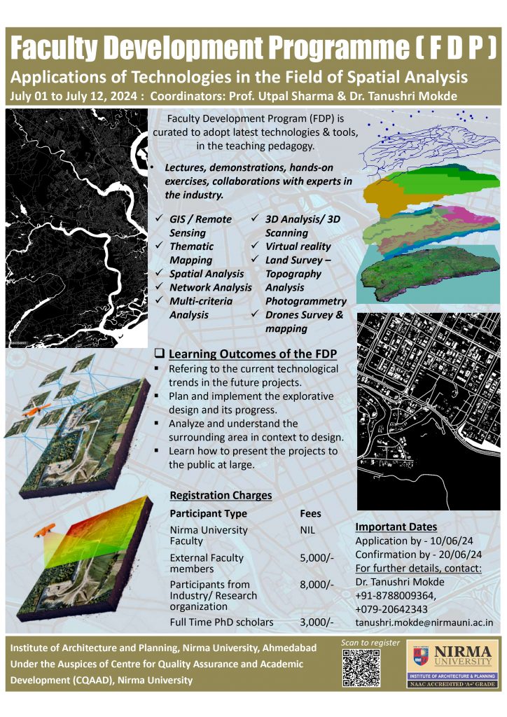 Faculty Development Programme - Institute of Architecture and Planning